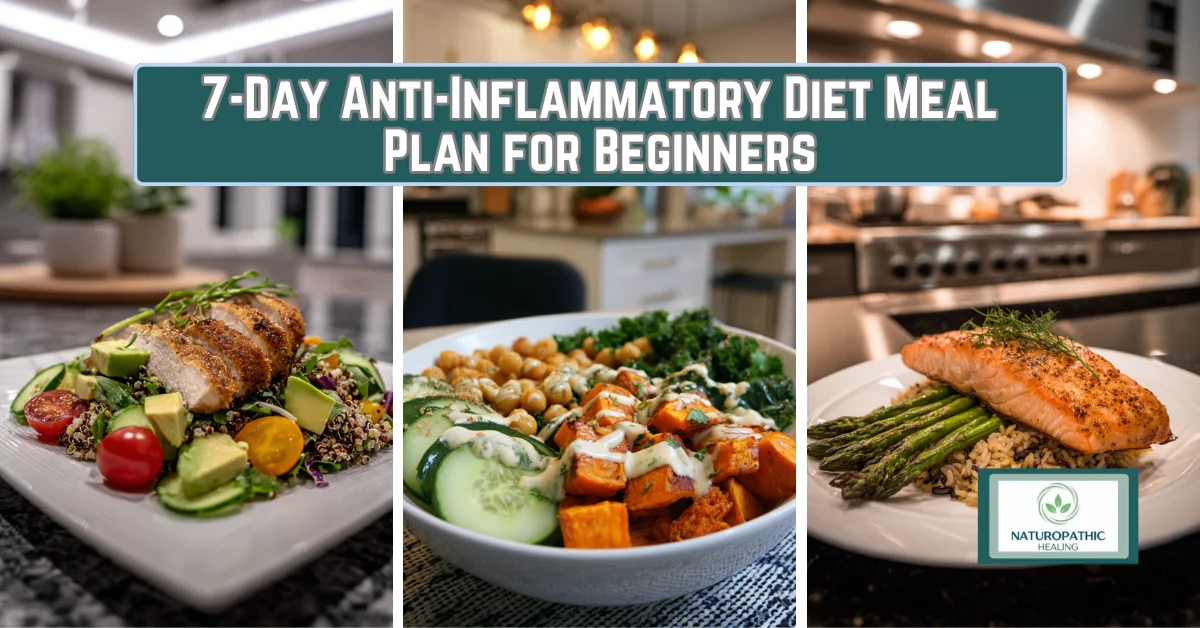 7-Day Anti-Inflammatory Diet Meal Plan for Beginners - Naturopathic Healing